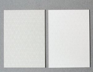 Patroon kaart met ruiten licht grijs - Mevrouw de Beer